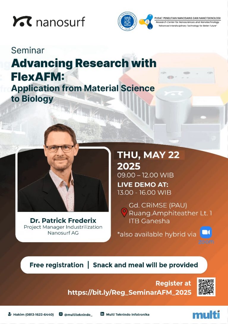 PPNN Selenggarakan Kegiatan Advancing Research with FlexAFM ...